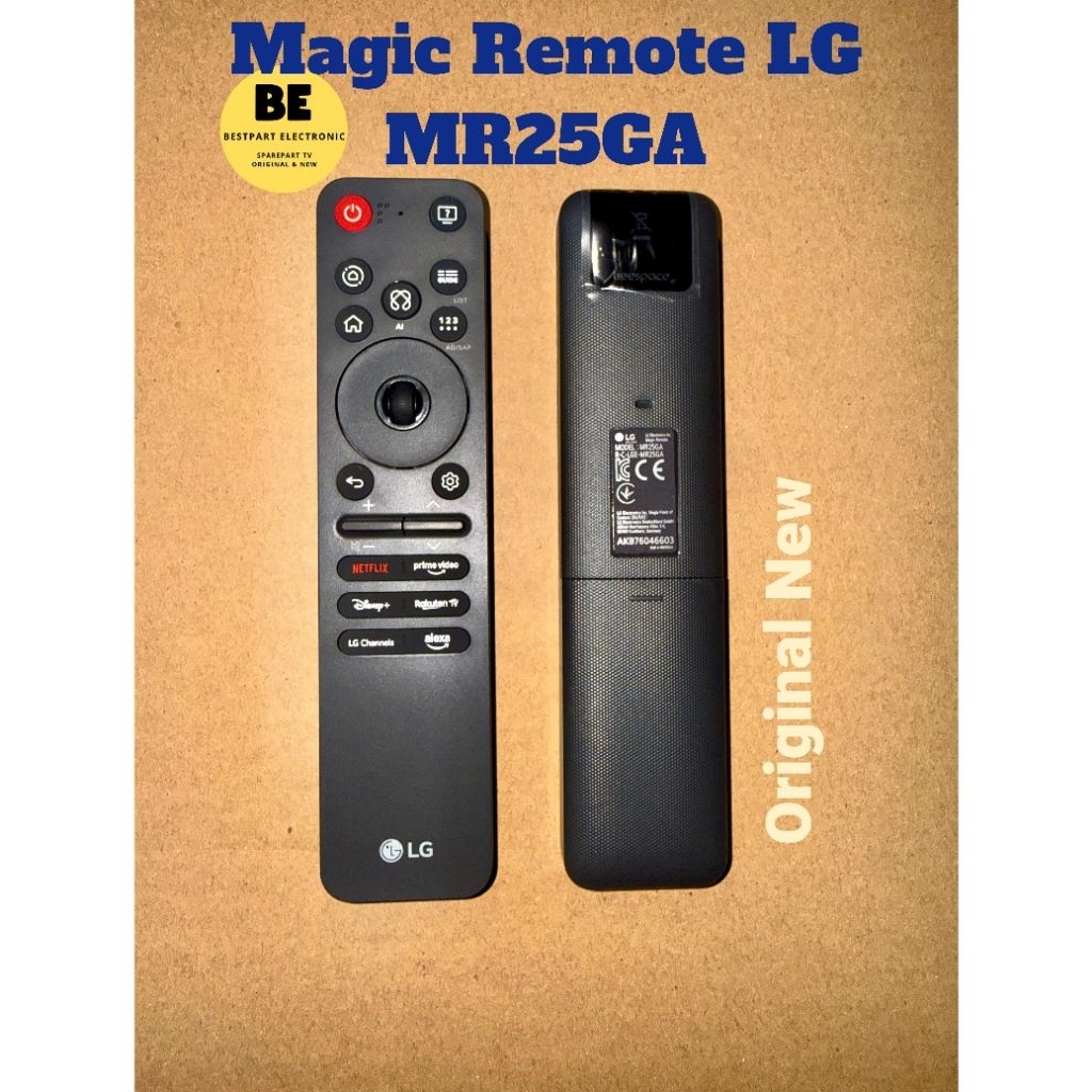 Jual Original Magic Remote Cerdas AI Smart TV LG AN-MR25 Baru Ori New ...