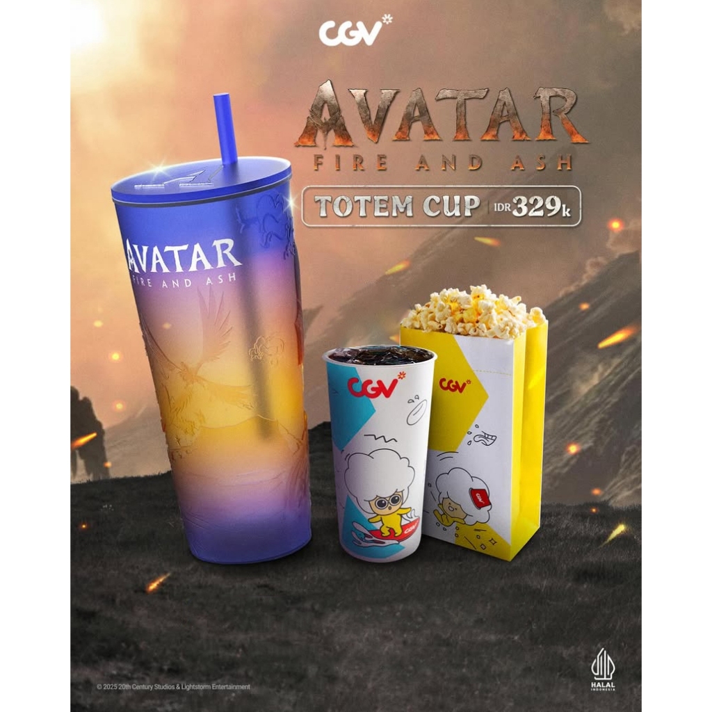 Jual AVATAR Totem Cup & Popcorn Bucket CGV - TOOTHLESS Dragon HTTYD ...