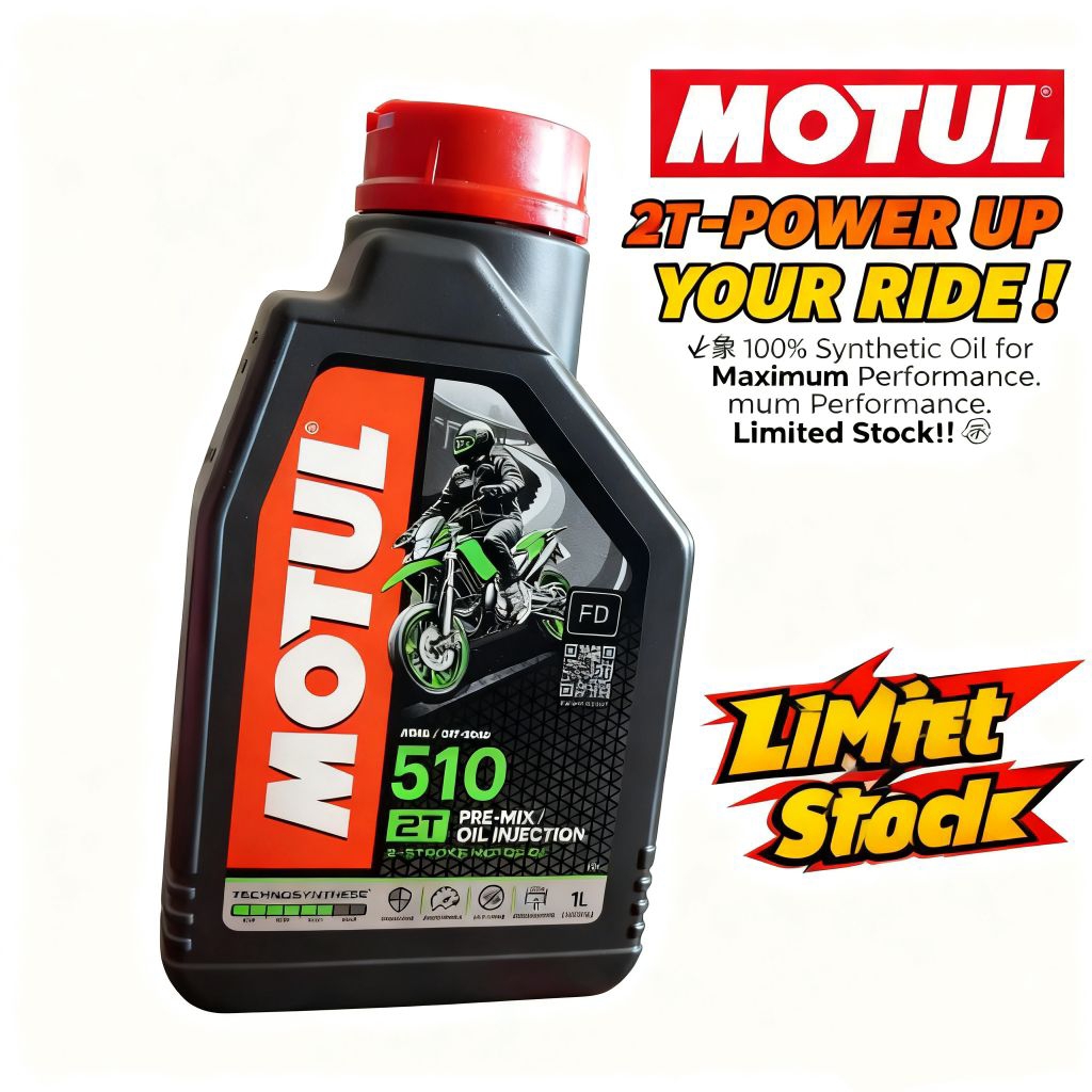 Jual OLI OIL SAMPING 2T MOTUL 510 TECHNOSYNTHESE ORIGINAL | Shopee ...
