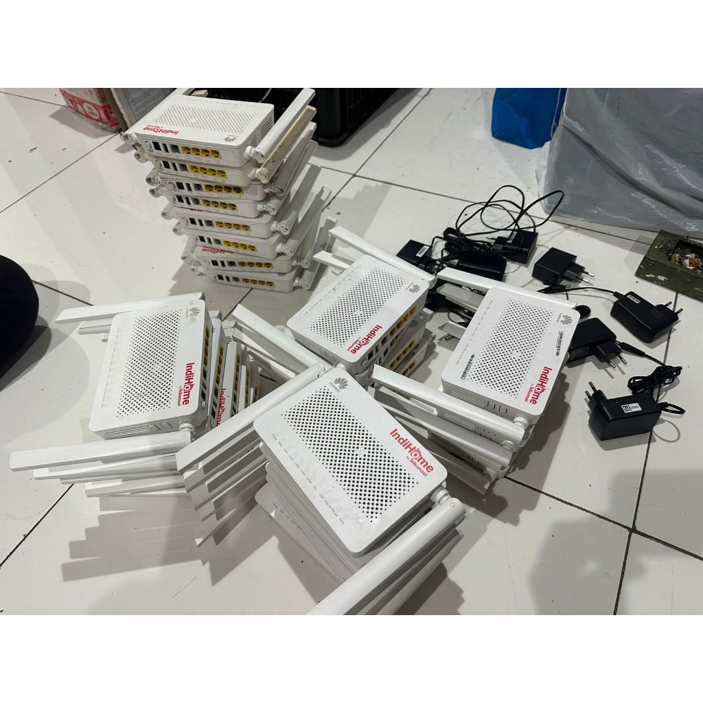 Jual Router HUAWEI 5V5 ( HG8145V5 ) Port Biru + Adaptor | Shopee Indonesia