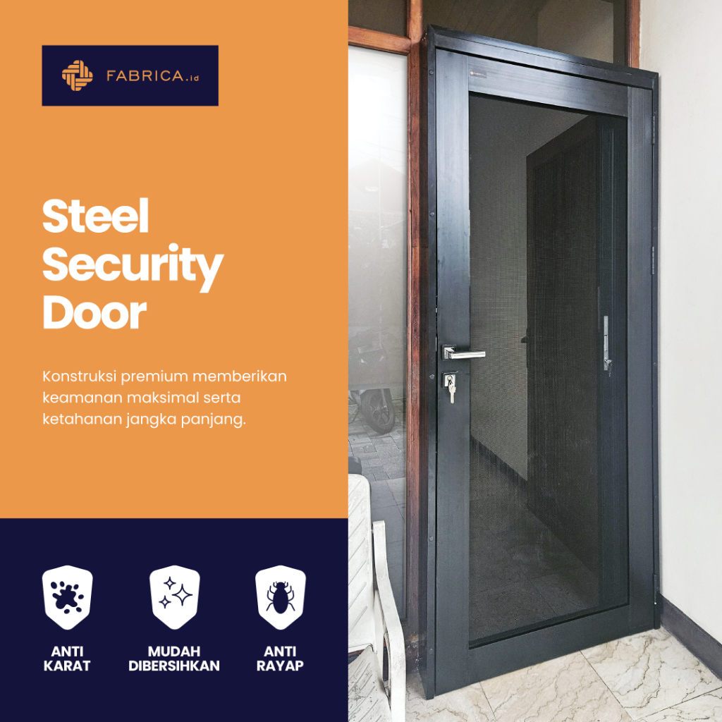 Jual Fabrica Steel Security Door - Pintu Kasa Baja Kokoh Anti Karat ...