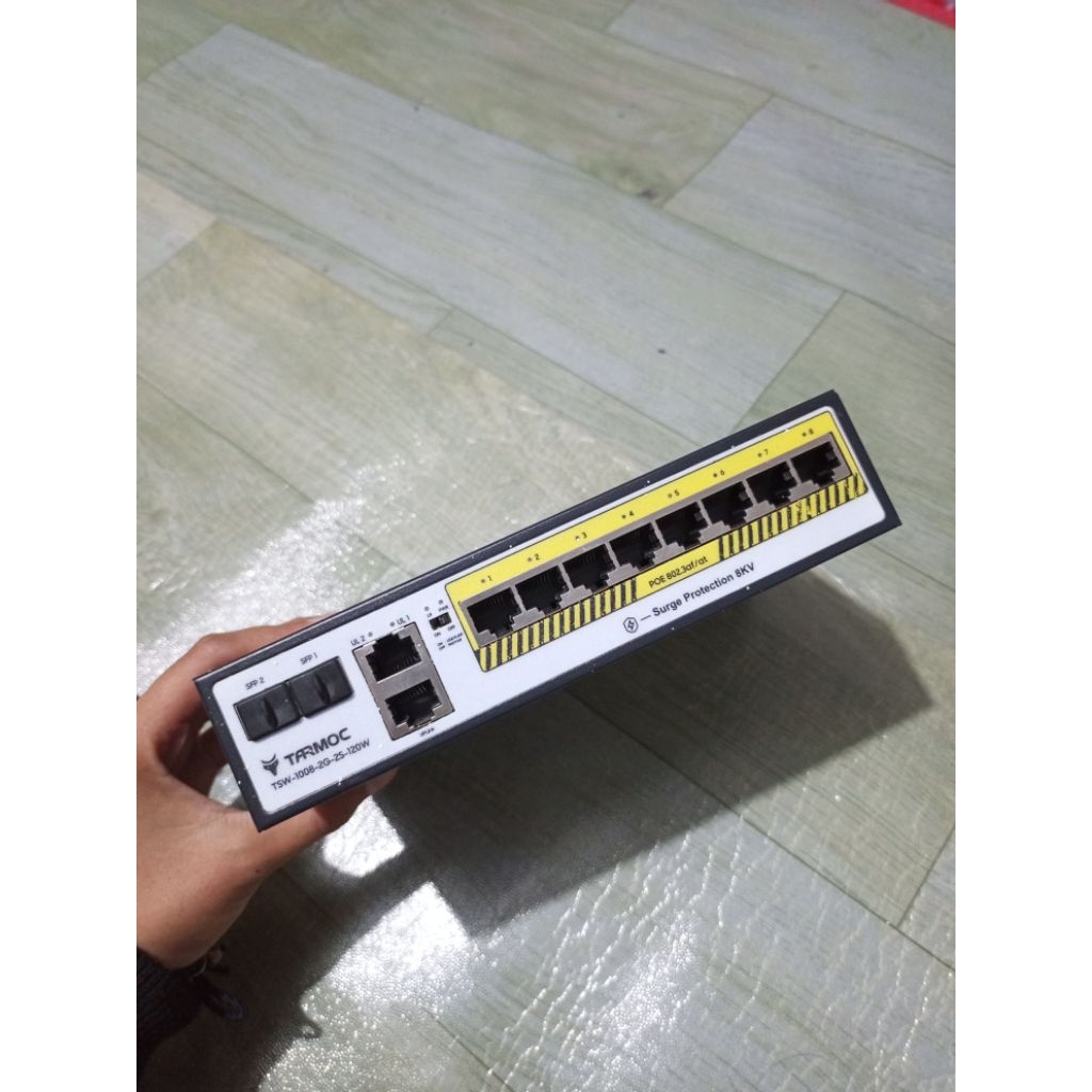 Jual Tarmoc TSW-1008-2G-120W, 8 Port Gigabit POE 802.3af/at POE Switch ...
