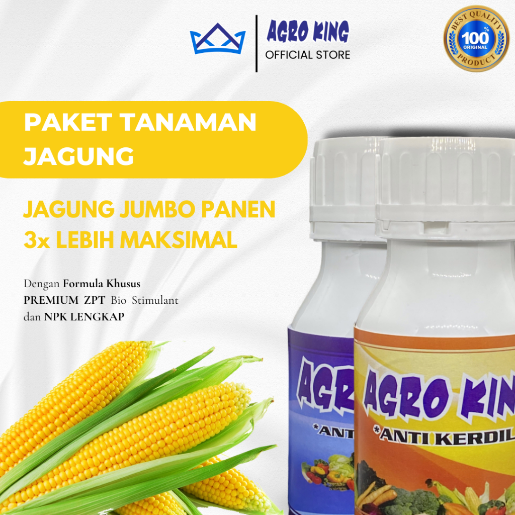 Jual AGRO KING - Paket Tanaman Jagung - Zpt nutrisi pertumbuhan dan ...