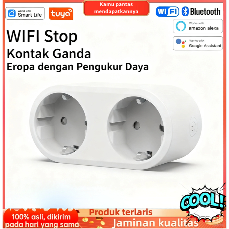 Jual (COD/Gratis Ongkir) Asli asli Model Baru 2026 Dual Smart Plug ...