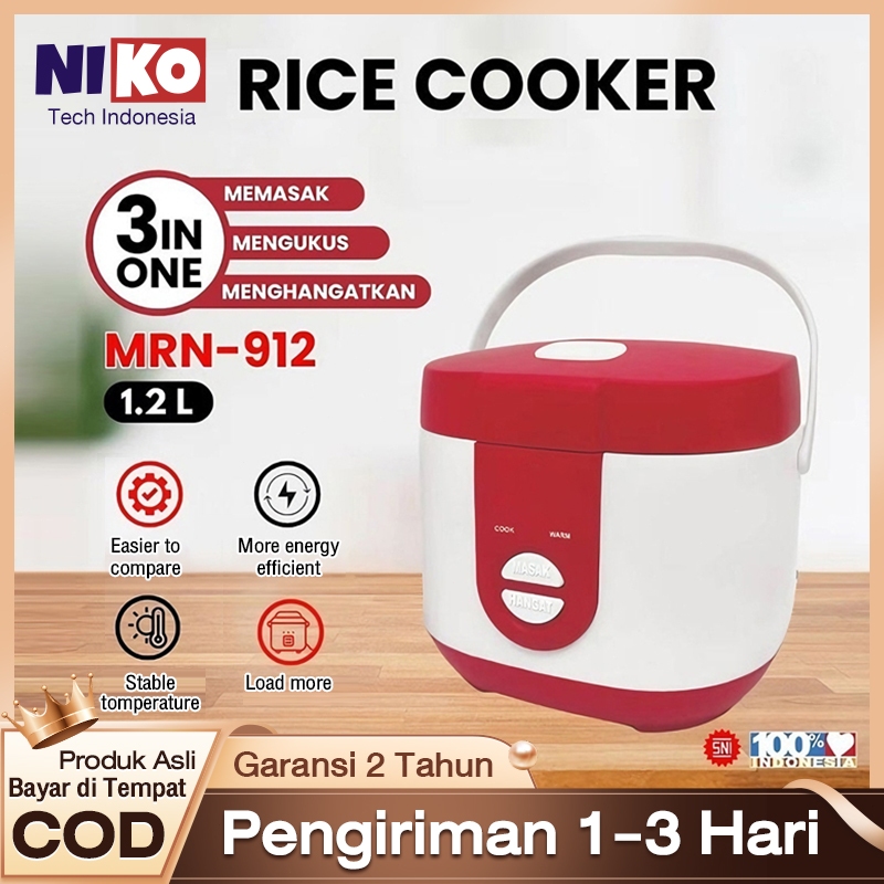 Jual RINREI Magic Coom 1.2 Liter MRN 912 Panci Anti Lengket / Rice ...
