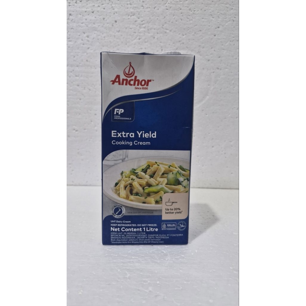 Jual Anchor Extra Yield Cooking Cream 1 liter | Shopee Indonesia