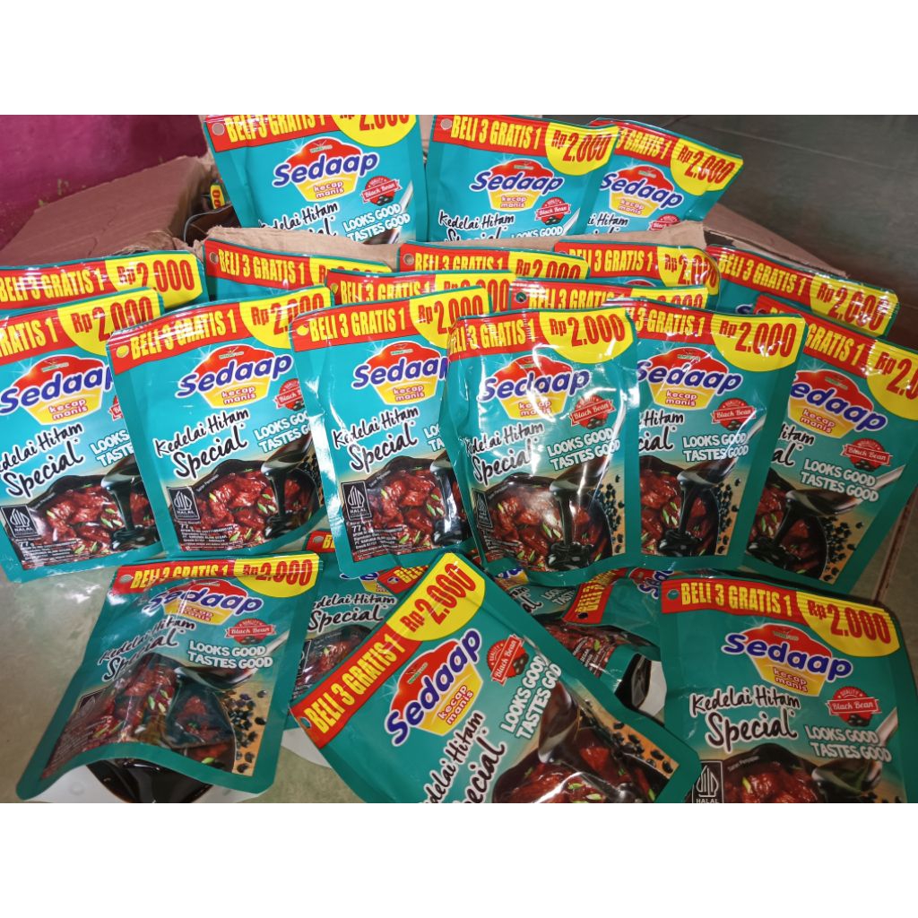 Jual Kecap Sedapp10 pacs Pouch kemasan Enak kecap Manis Pouch Refill ...