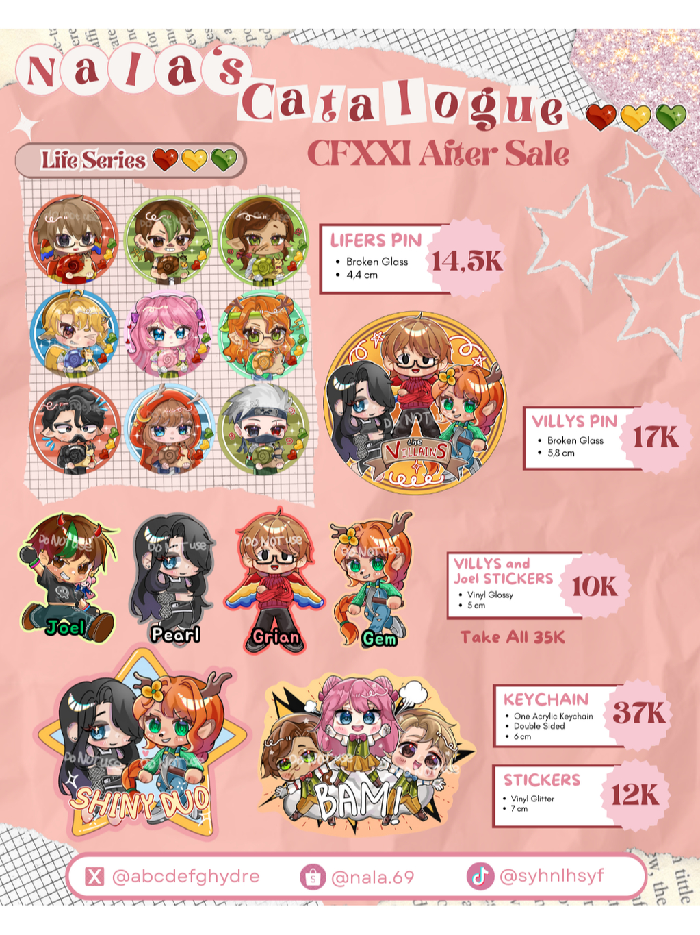 Jual [PIN LIFE SERIES] - After Sale CFXXI NALA | Shopee Indonesia