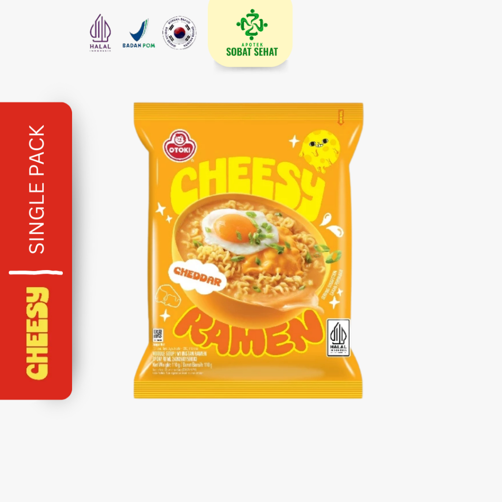 Jual OTOKI Cheesy Ramen HALAL 110g - Mie Instan Kuah Ramyeon Rasa Keju ...
