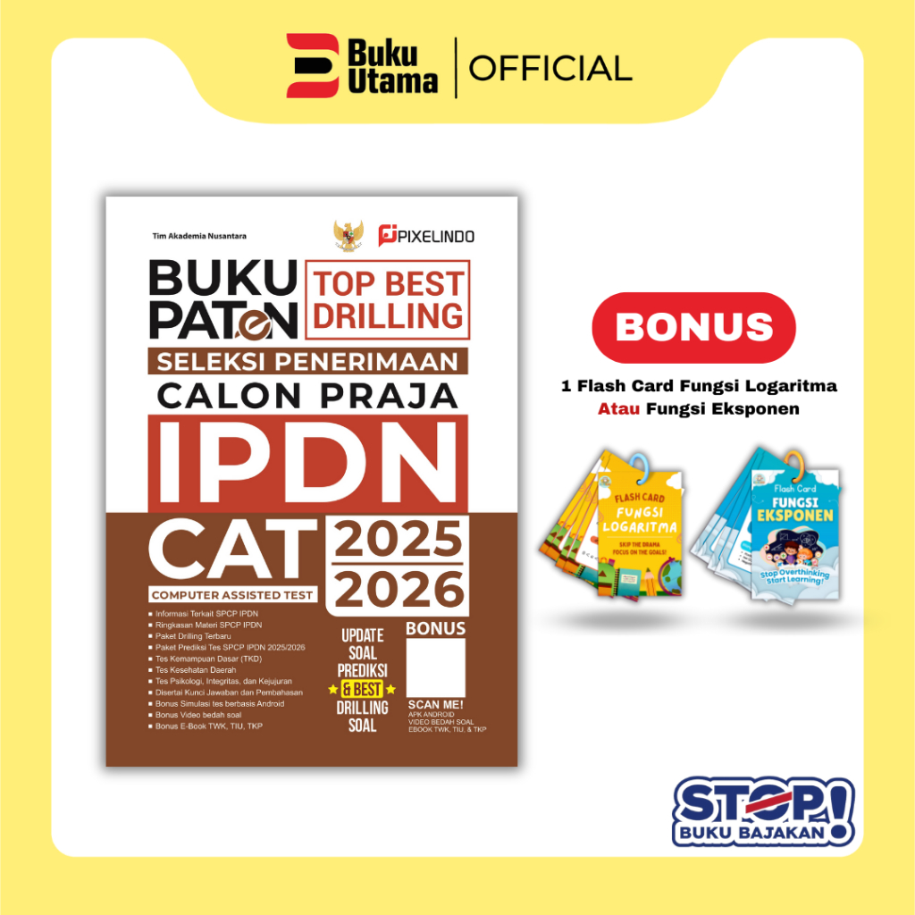 Jual BUKU UTAMA Buku Paten Seleksi Masuk IPDN Cat 2025/2026 | Shopee ...
