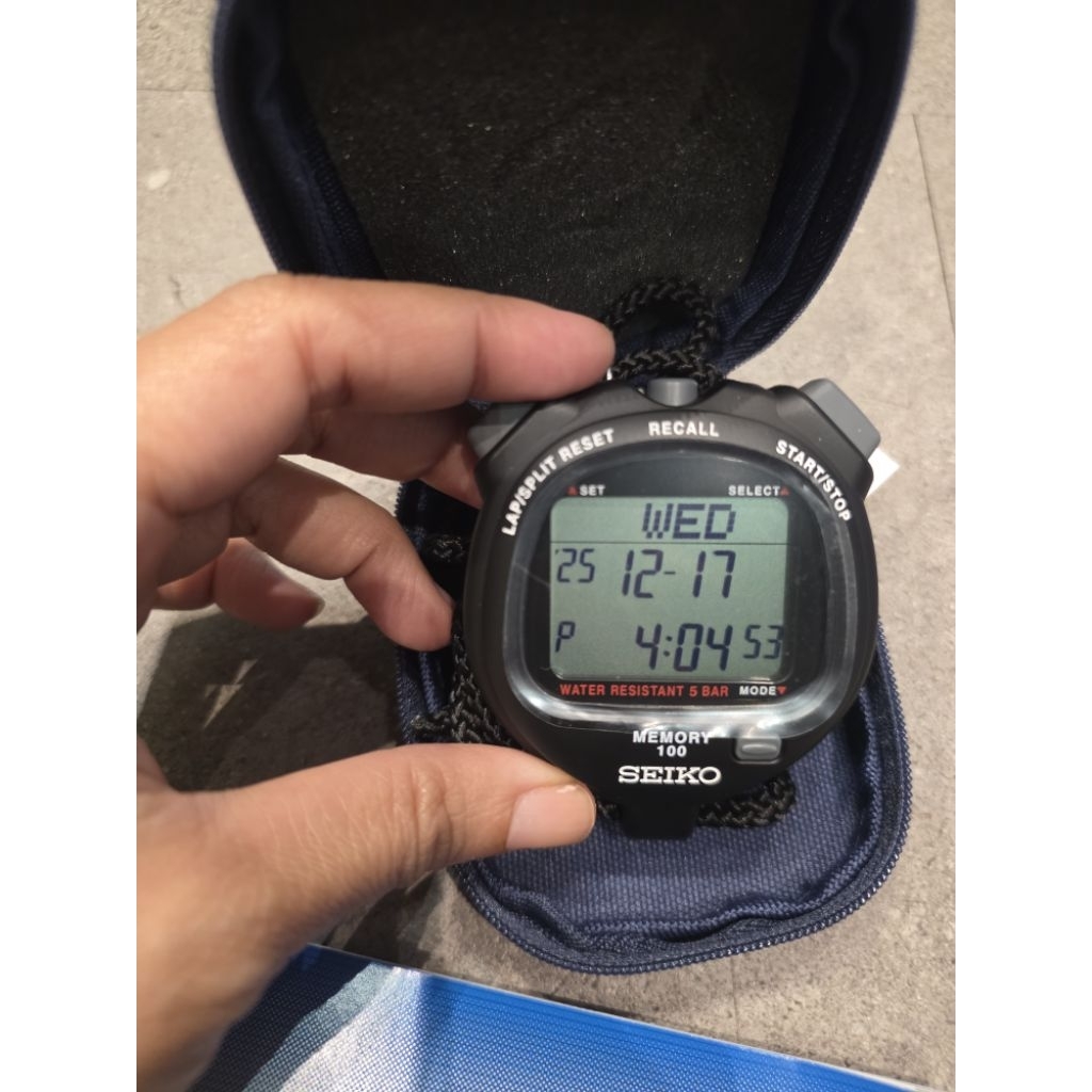 Jual Stopwatch Seiko S23160P 100memori Anti Air | Shopee Indonesia
