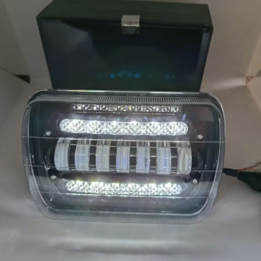 Jual LAMPU LED KOTAK 7 INCH JEEP FEROZA L300 TAFT KATANA GL 100 RX KING ...