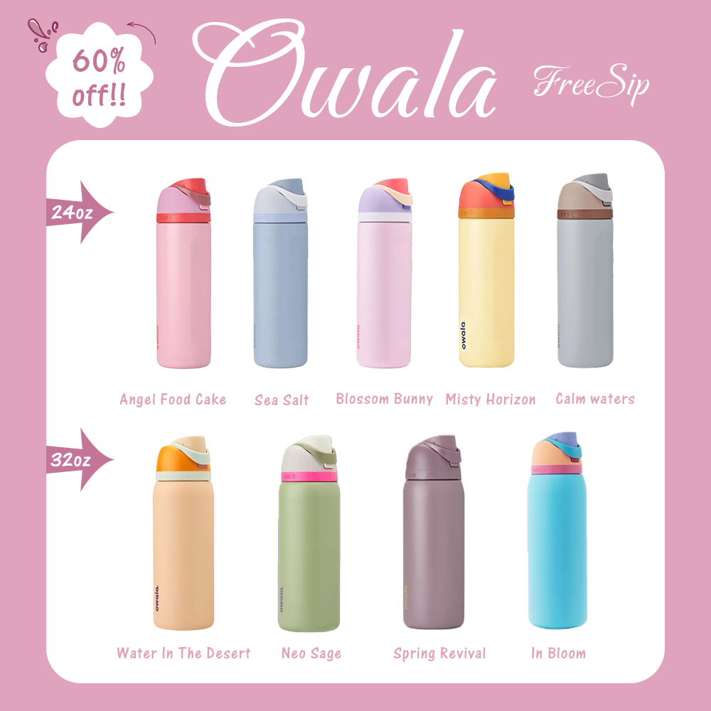 Jual [COD]Owala FreeSip ORIGINAL Tumbler Botol Minum Stainless Steel ...