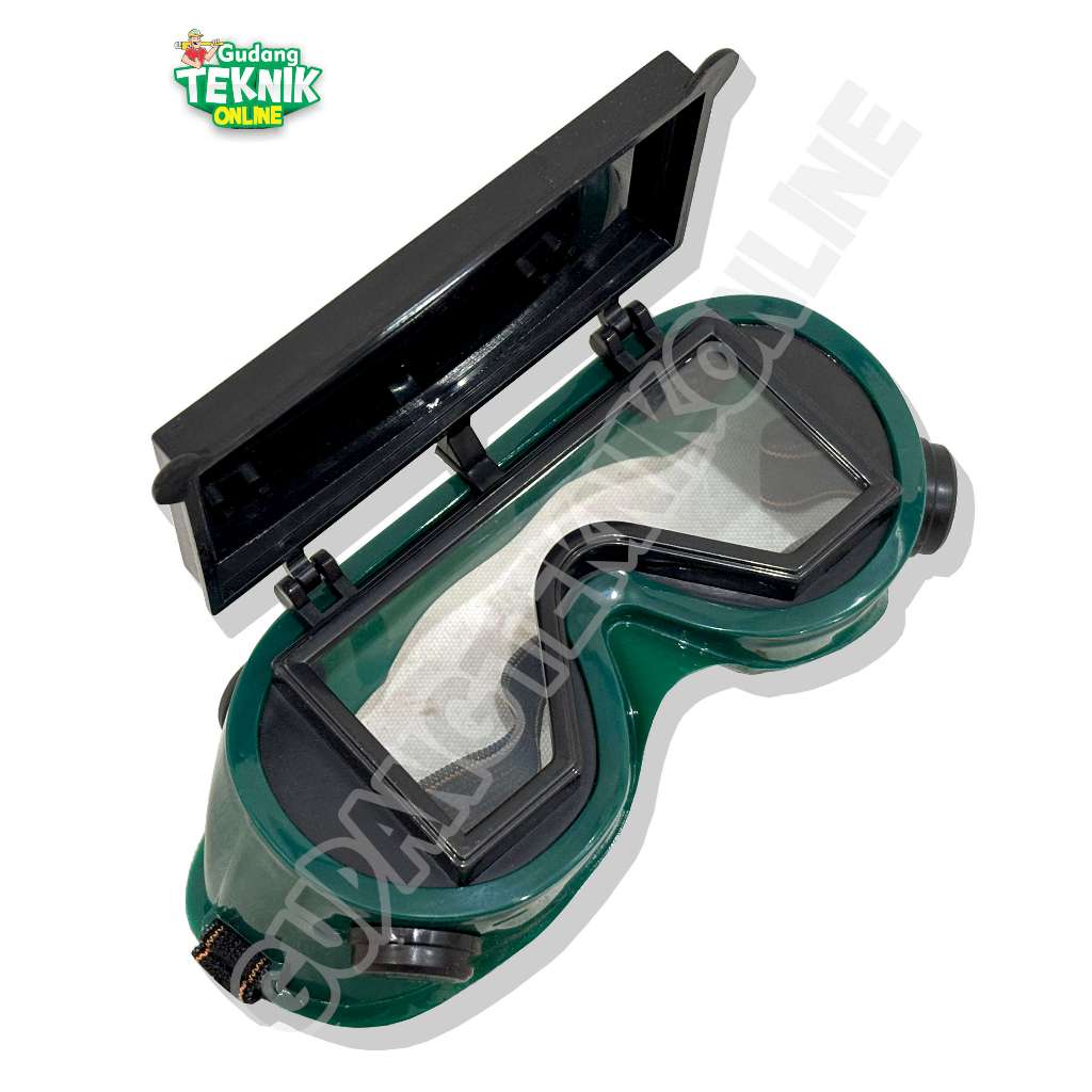 Jual Kacamata Las Hitam Bening NANKAI Model KOTAK / Kaca mata Double ...