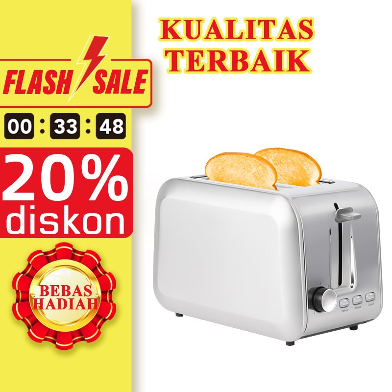 Jual Lahome Pop Up Bread Toaster Automatic 2 Sliced Toaster Electric ...