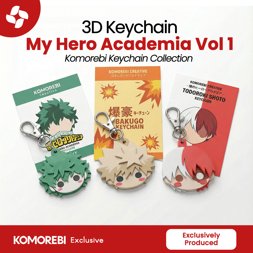 Jual Gantungan Kunci Anime 3D My Hero Academia Keychain BNHA Izuku ...