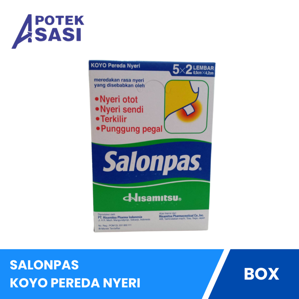Jual Salonpas Koyo Box Isi 10 Lembar - Untuk Meredakan Nyeri Otot dan ...