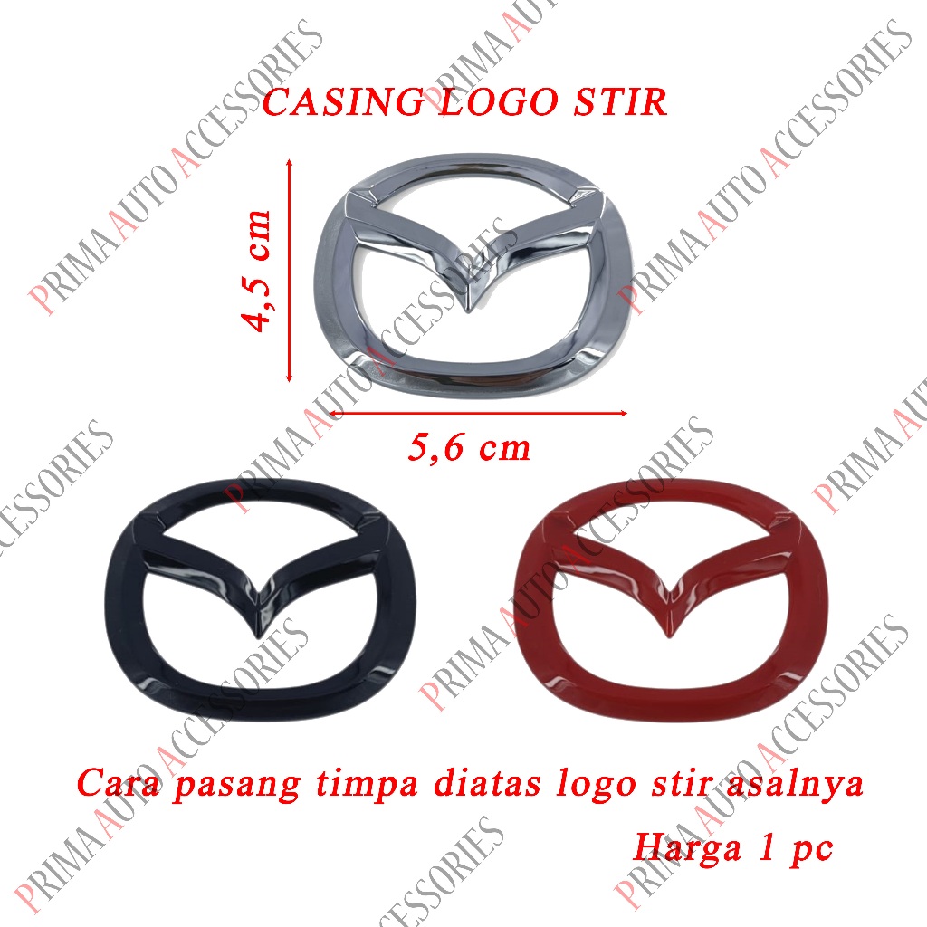 Jual Casing Logo Stir compatibel untuk Logo Stir Mazda 5,6 cm | Shopee ...