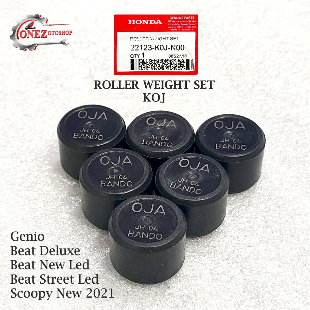 Jual Roller Weight Set Genio Beat Deluxe New Street Led Scoopy Esp ...