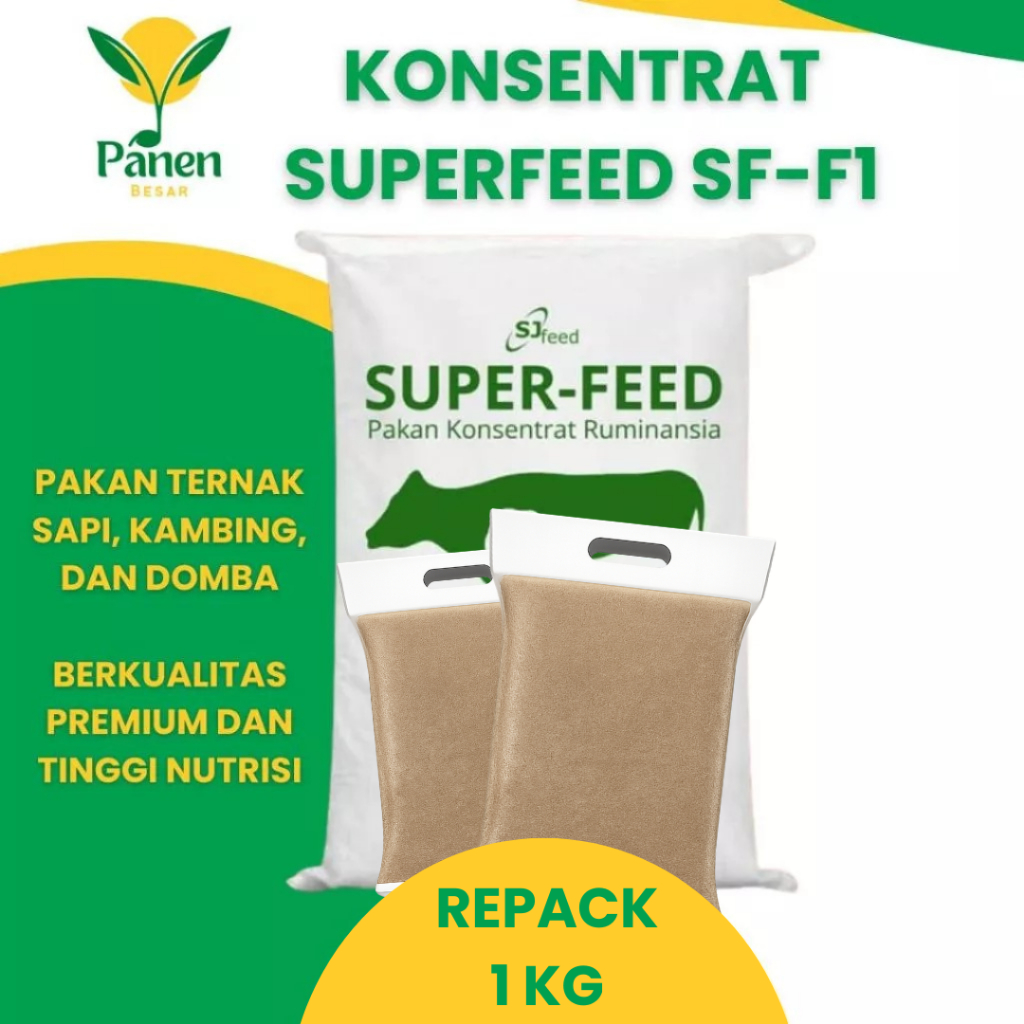 Jual Konsentrat Superfeed SF-F1 Breeding Kemasan Repack 1kg Pakan ...