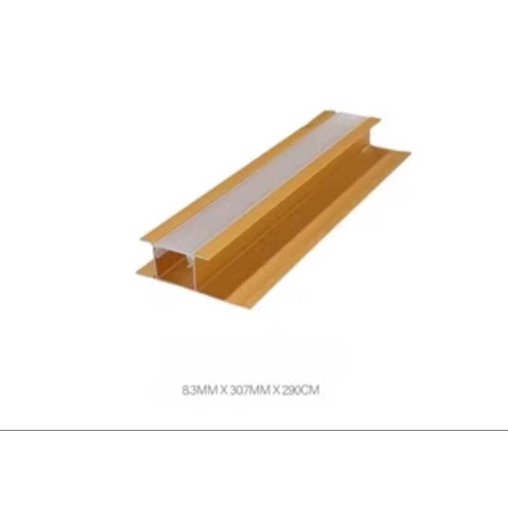 Jual List Lampu LED Siku Aluminium-Housing Lampu LED Tanam Plafon ...