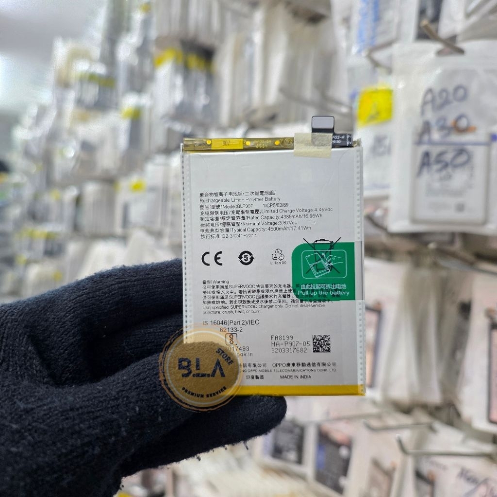 Jual BATERAI BATTERY BLP907 UNTUK MODEL OPPO RENO 7Z 5G / RENO 7 4G ...