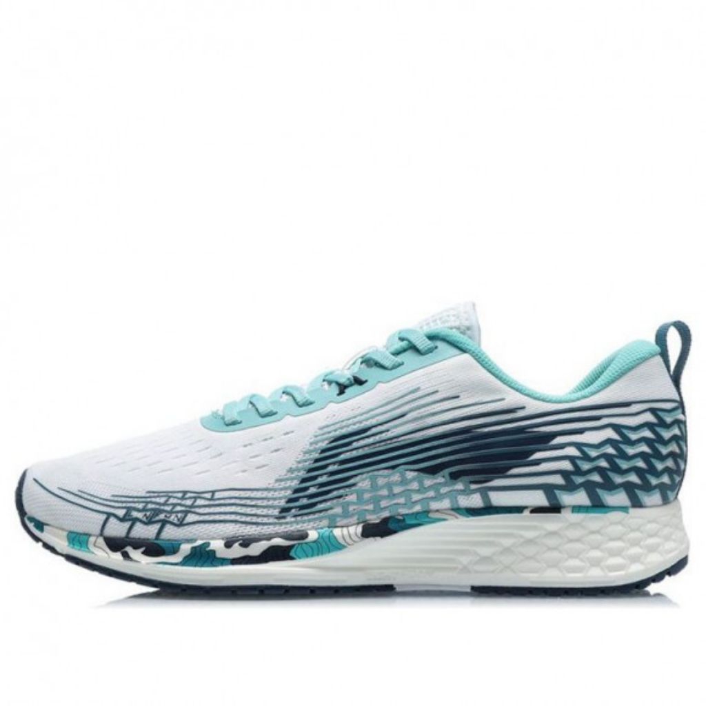 Jual Sepatu lari Li-Ning Rouge Rabbit 4 v2 WHITEBLUE Marathon Running ...