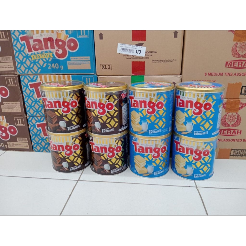 Jual 1 dus Tango wafer isi 6 kaleng | Shopee Indonesia