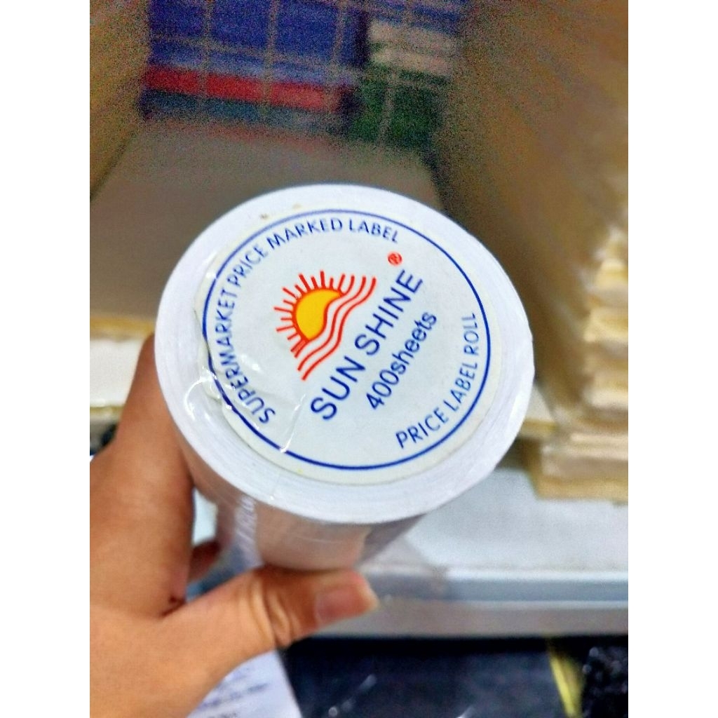 Jual Isi Label Harga Roll 400Sheets SUNSHINE | Shopee Indonesia