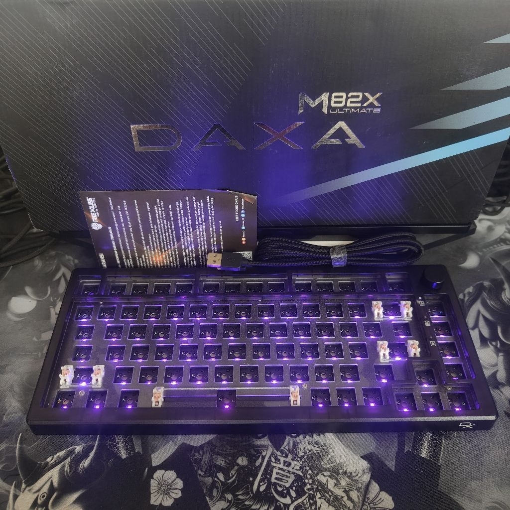 Jual Rexus DAXA M82X Ultimate Wireless Gaming Mouse M82 X M 82 - Black ...