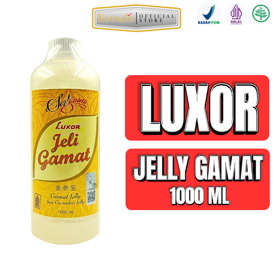 Jual Jelly Gamat Luxor Ekstrak Teripang 1000 ML Asli Original | Shopee ...