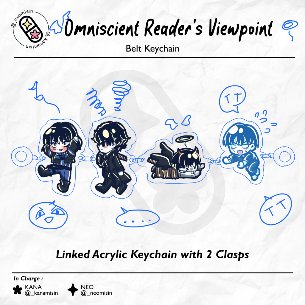 Jual ORV OMNISCIENT READER'S VIEWPOINT Belt Keychain (Keychain with two ...