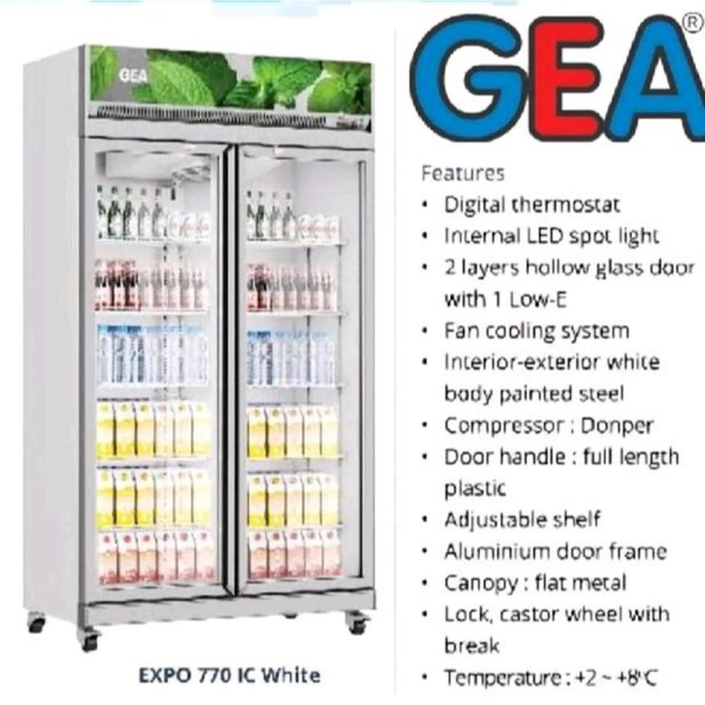 Jual Showcase GEA EXPO-770IC 2 Pintu 770 Liter Chiller CoolerZ | Shopee ...