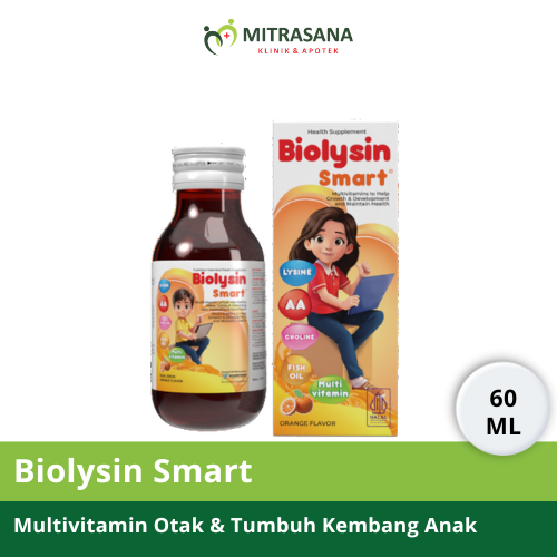 Jual Biolysin Smart Syrup - Multivitamin Otak & Pertumbuhan Anak ...