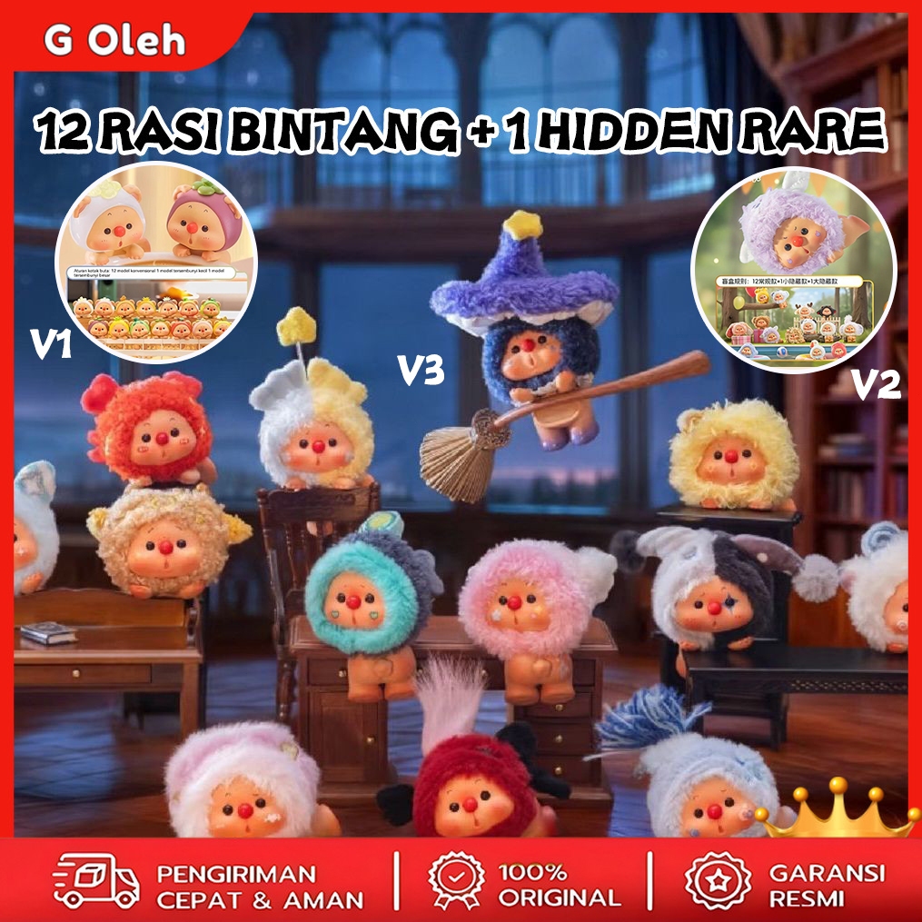 Jual G Oleh Otentik OYO Seri Pesta Hewan Beruang Cub MINI Blind Box ...