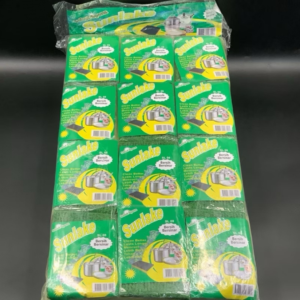 Jual Spons Cuci Piring SUNLAKE Isi 24 Pcs - Daya Serap Tinggi, Tahan ...