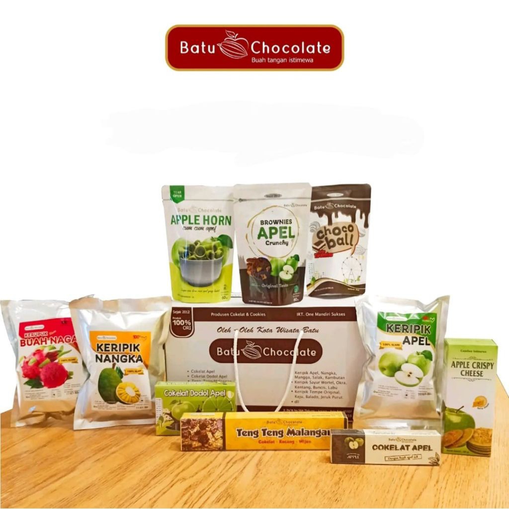 Jual Paket Mega [Gratis] Box Oleh oleh Khas Malang Batu Chocolate ...