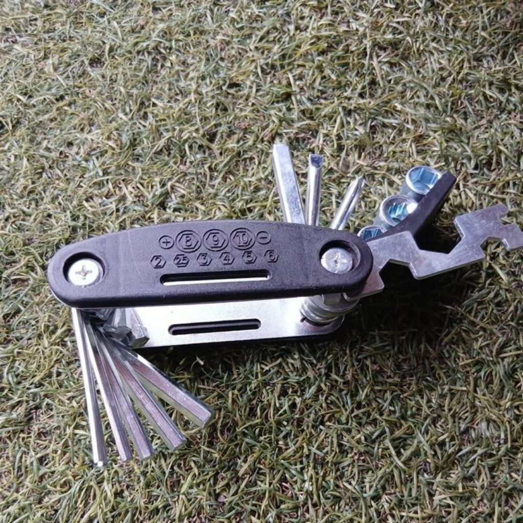 Jual Toolkit Kunci Sepeda Set 15in1 - Multifungsi, Mudah Dibawa, Baja ...