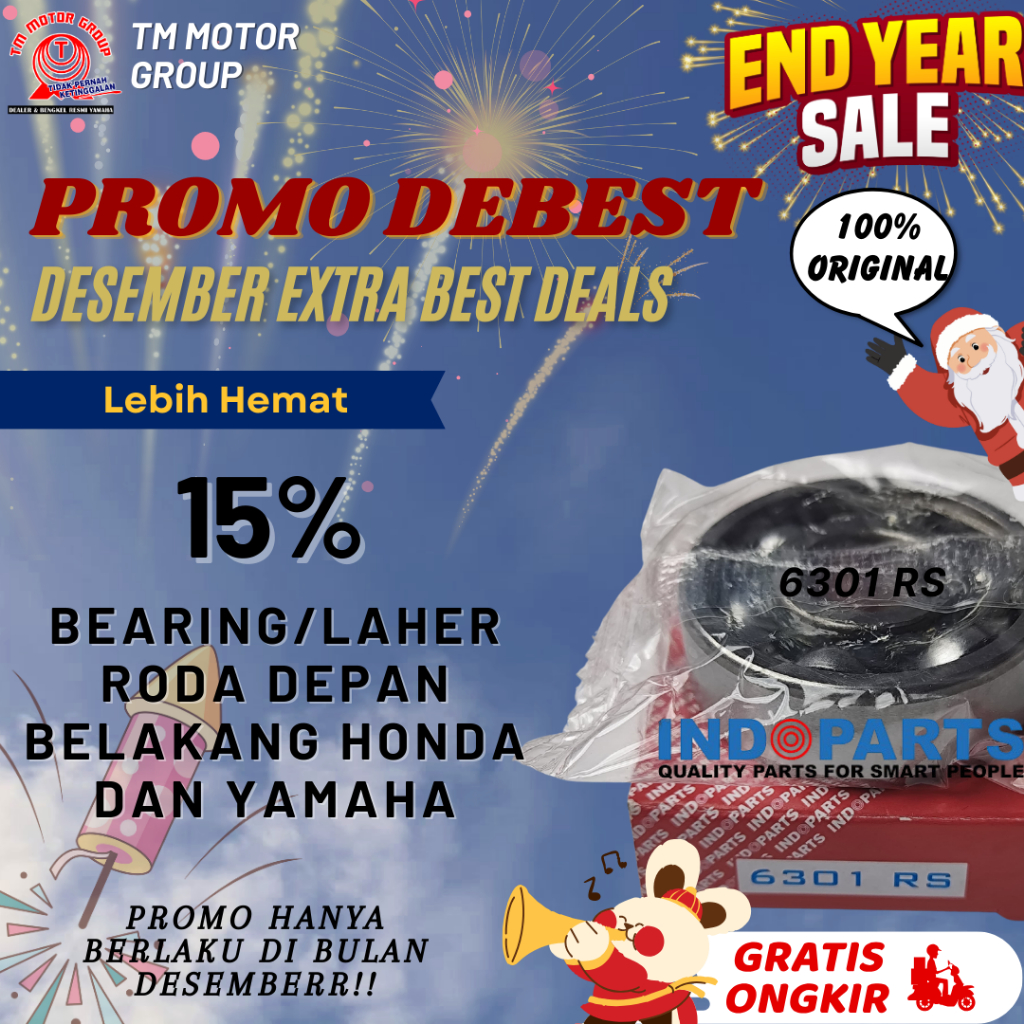 Jual BEARING/LAHER RODA DEPAN BELAKANG HONDA DAN YAMAHA ORIGINAL INDO ...