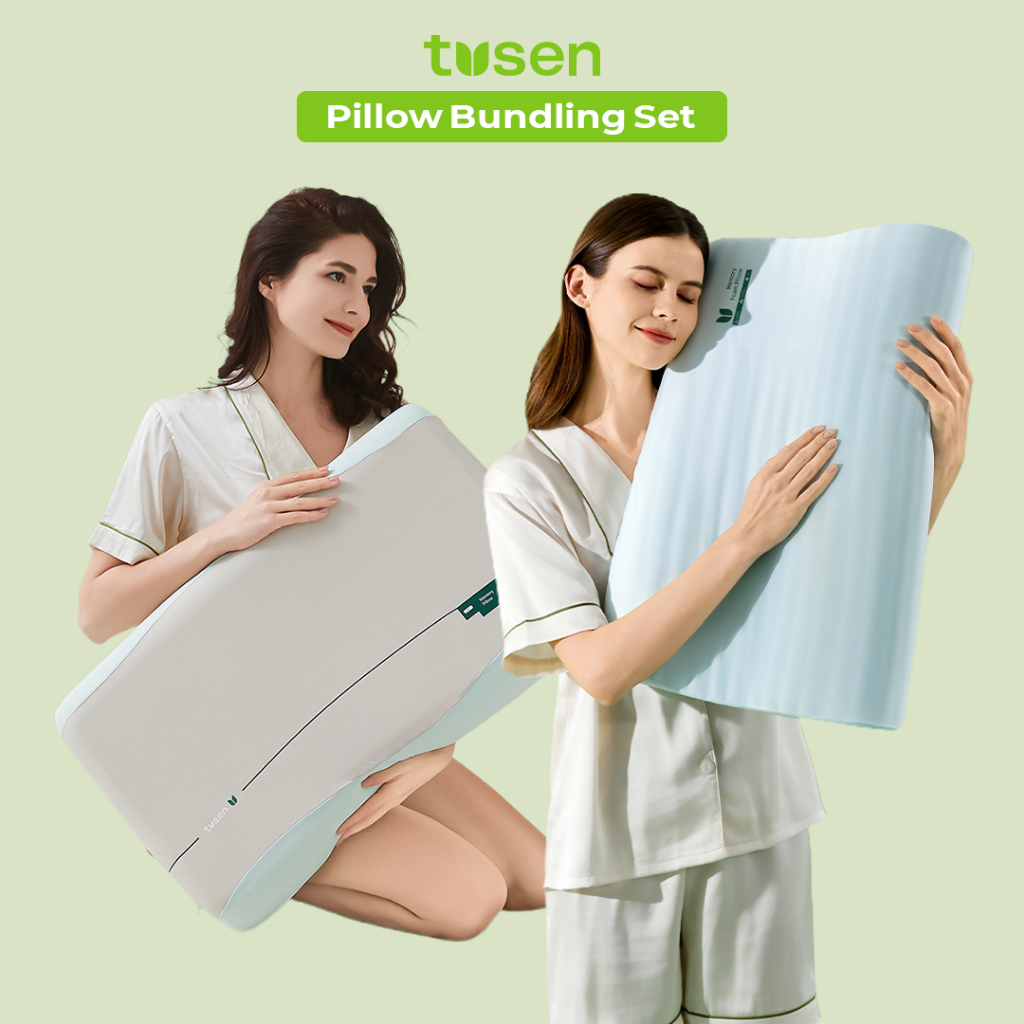 Jual TUSEN CLOUD BUNDLE DeepSleep Cloud Bantal Memory Foam Orthopedic ...