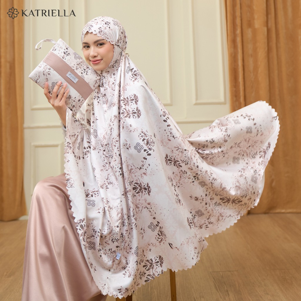 Jual KATRIELLA - Mukena Silk Dewasa Premium 2in1 Travel Jumbo Adem ...