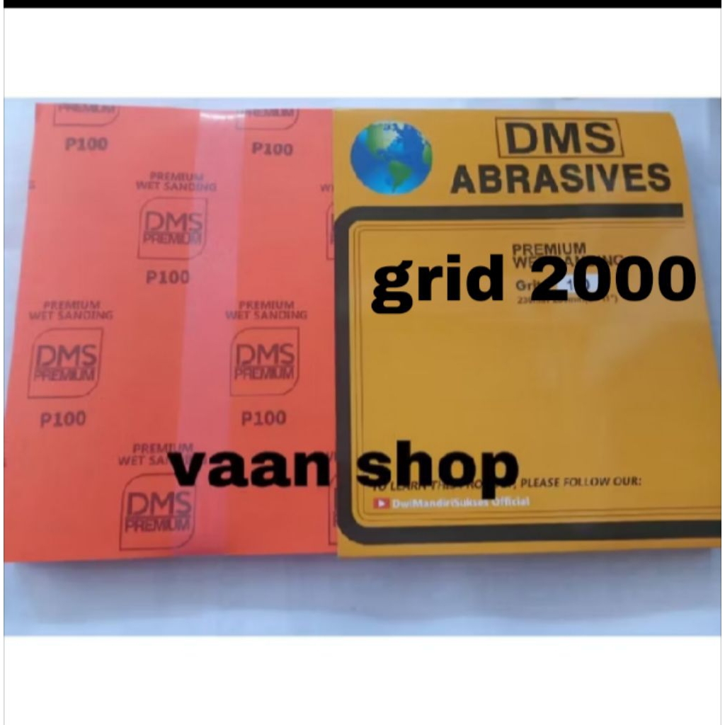Jual Paket isi 10 lembar, Amplas DMS premium grid 2000 | Shopee Indonesia