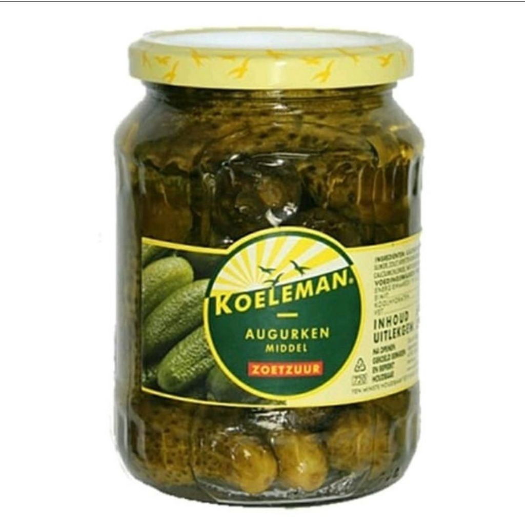 Jual koeleman gherkin acar timun 720 ml | Shopee Indonesia