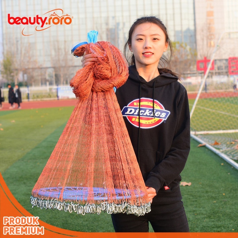 Jual Jaring Mesh Frisbee Pancing Jala Lempar Penangkap Ikan Udang ...