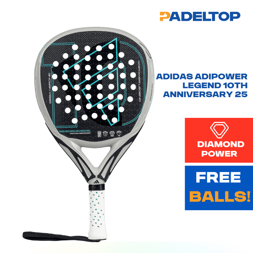 Jual Padel Racket ADIPOWER LEGEND 10TH ANNIVERSARY 25 (RACKET) | Shopee ...