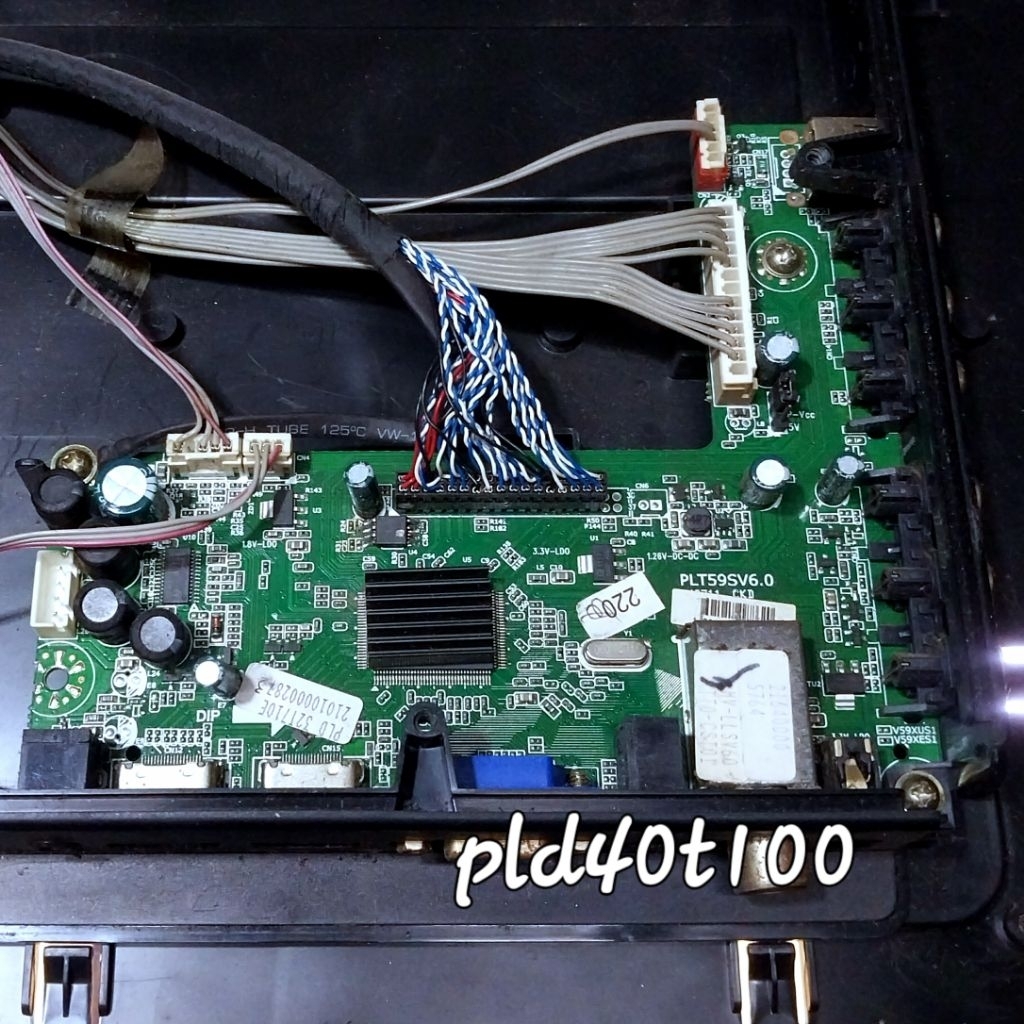 Jual MB TV LED POLYTRON PLD40T100 ORIGINAL MAINBOARD MOTHERBOARD ...