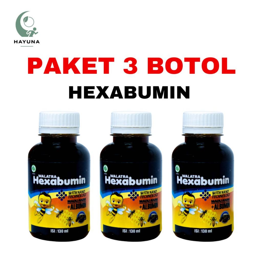 Jual HAYUNA - Paket 3 Botol Walatra Hexabumin Ekstrak Madu Murni dan ...