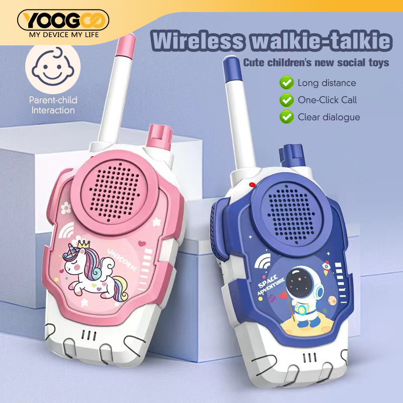 Jual 2PCS Mainan Anak-anak Walkie Talkie Nirkabel 2000M Anak Jarak Jauh ...