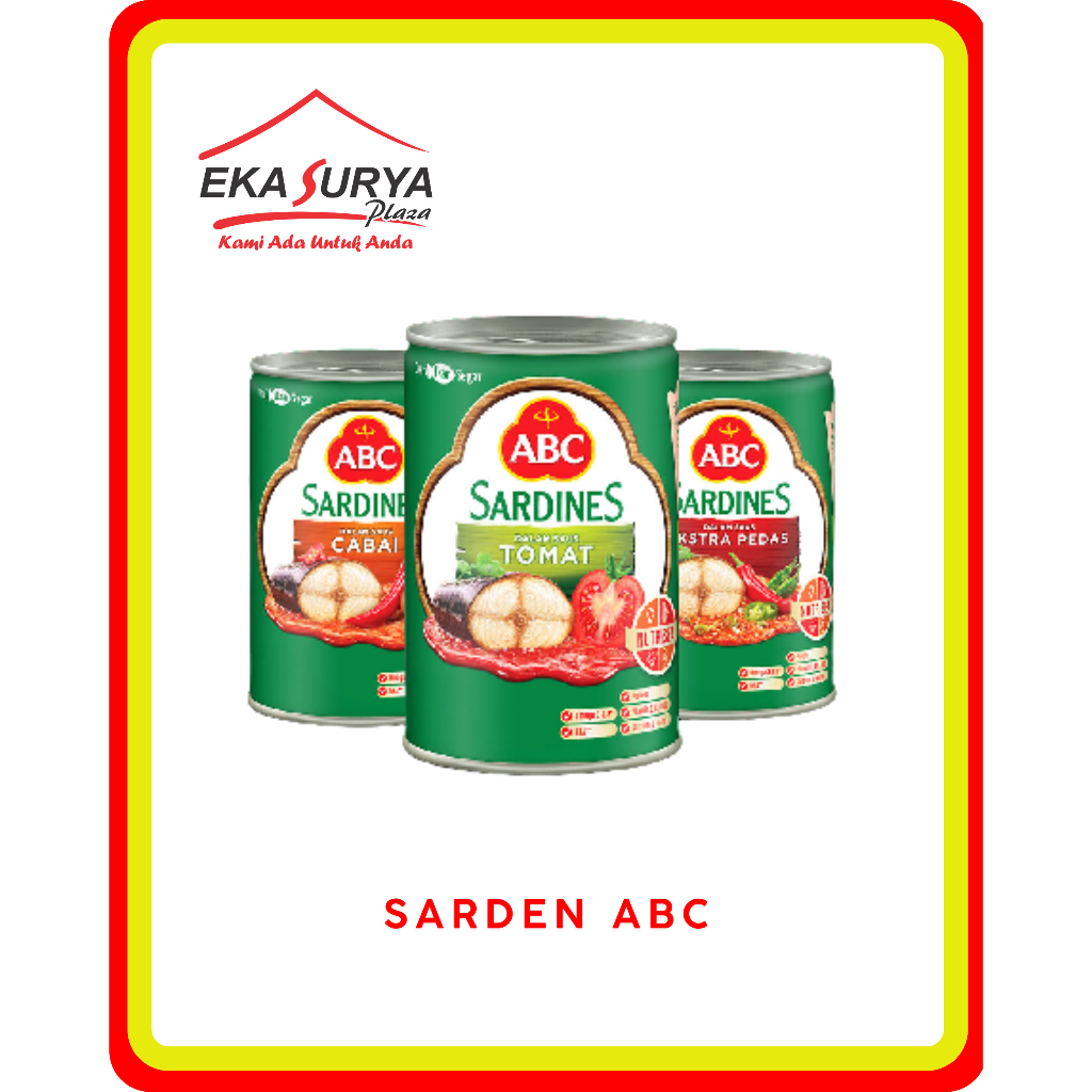 Jual ABC Sarden All Varian 425g | Shopee Indonesia