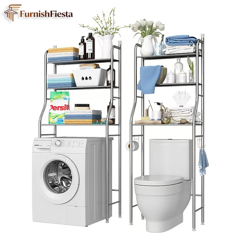 Jual Rak Toilet Stainless Serbaguna Rak Kloset Rak Kamar Mandi Portable ...